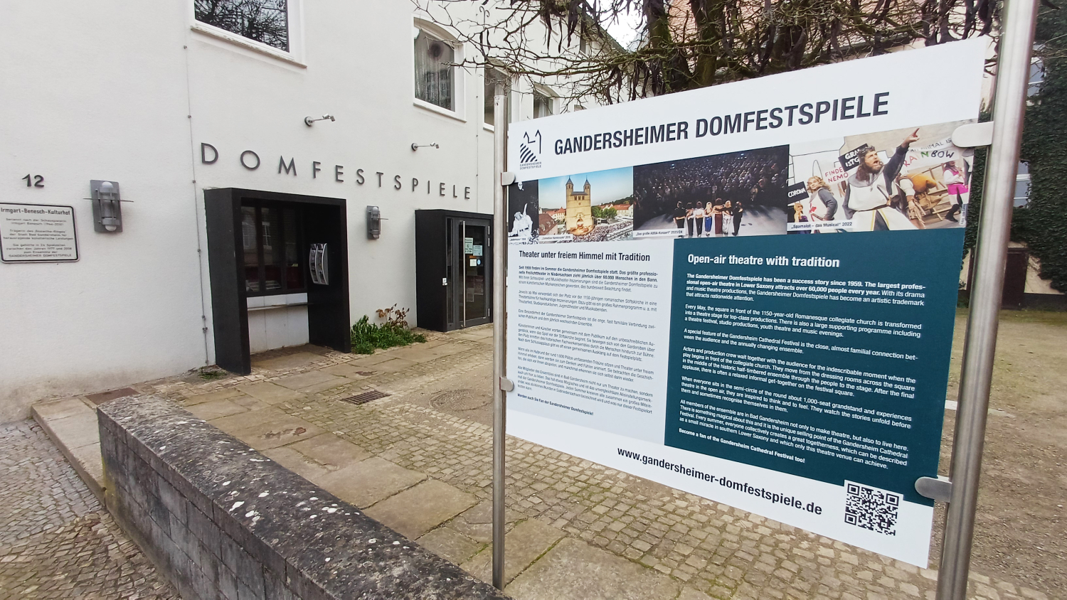 Neue Informationstafel am Kulturhof aufgestellt – 67. Gandersheimer ...